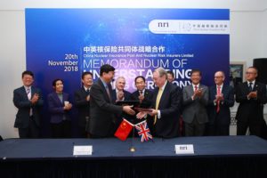MoU signed with Chinese pool – Nuclear Risk Insurers